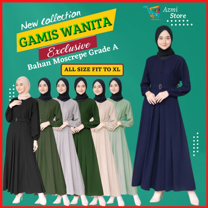 Jual Gamis Remaja Pesta Mewah Kekinian Premium Jumbo Syari Sar i Wanita ...