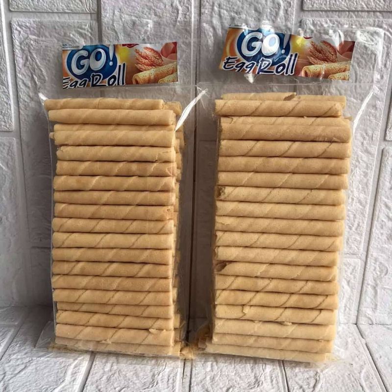 Jual GO EGG ROLL/GO CREPES /165G/SNACK REPACK KILOAN/KIRIM SESUAI STOK ...