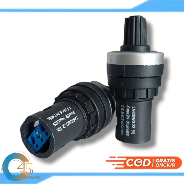 Jual Potentiometer Potensiometer 22mm Panel Potensio Knob Potensiometer ...