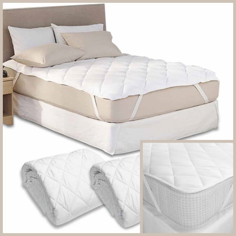 Jual Chelsea - Matras Protector Putih (dengan anti slip) (200x200 ...