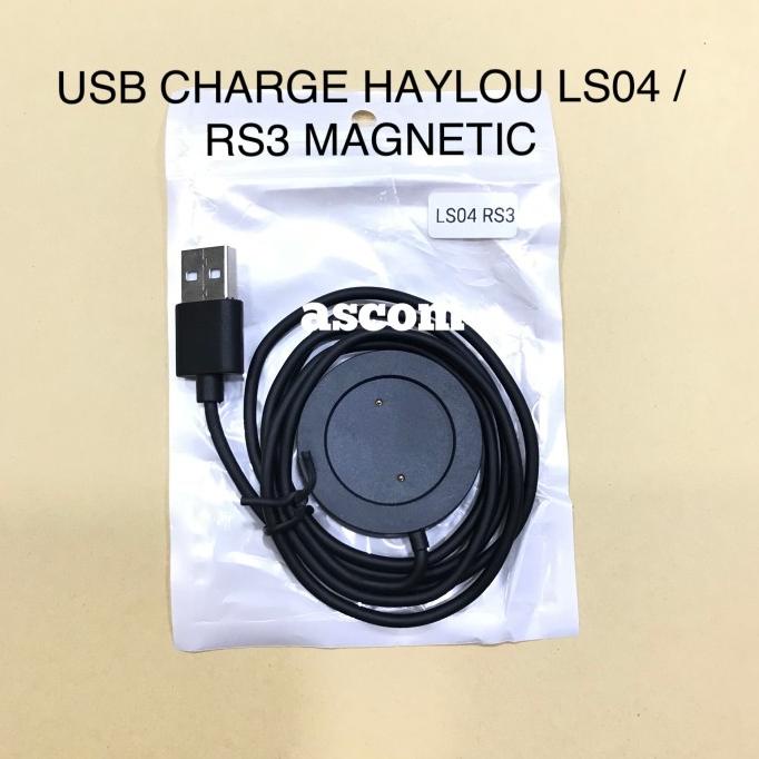 Jual Kabel Usb Charger Smart Watch Haylou Ls04 L Rs3 (Sale) | Shopee Indonesia