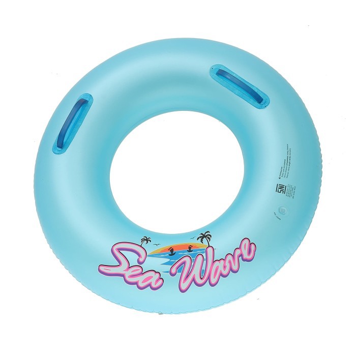 Jual Ban Renang Bulat Pelampung Anak Sea Wave Swim Ring Ada Handle ...