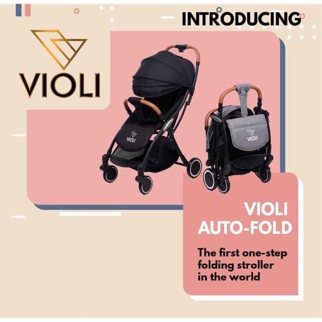 Jual Violi auto fold stroller | Shopee Indonesia