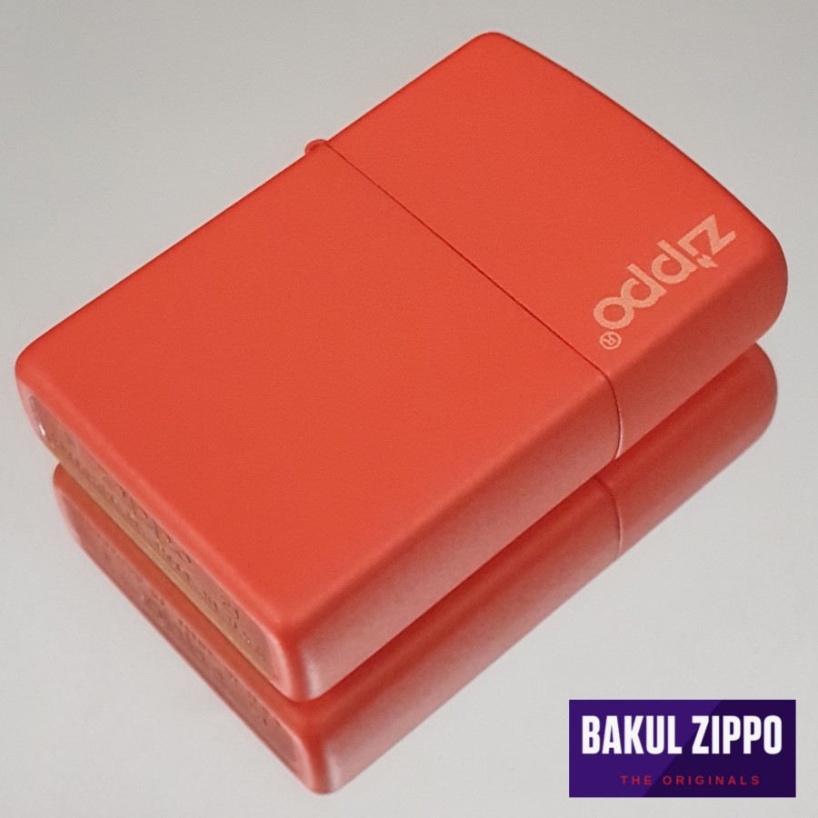 Jual 231ZL ORIGINAL ZIPPO ORANGE MATTE LOGO | Shopee Indonesia