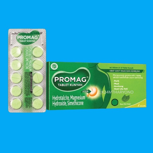 Jual Promag Tablet Per Box Dan Per Strip | Shopee Indonesia