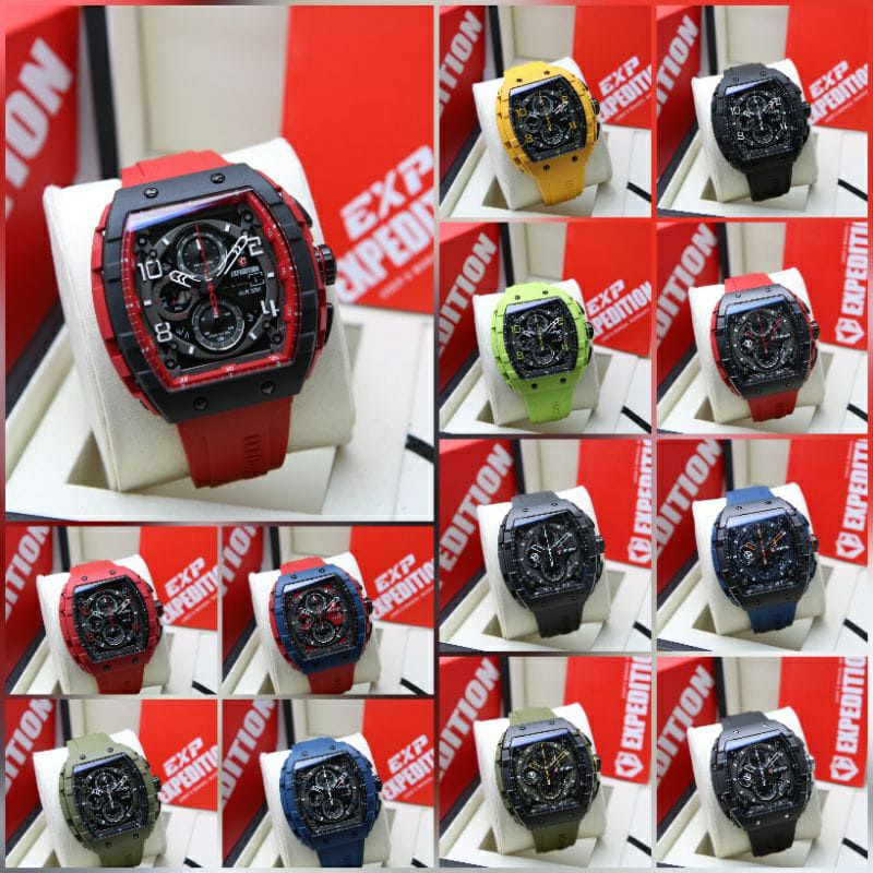 Jual JAM EXPEDITION E6782 6782 PRIA RUBBER ORIGINAL 100% BARU | Shopee ...