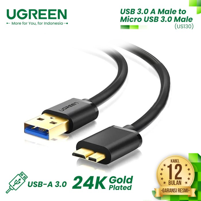 Jual UGREEN Kabel data HDD Harddisk External USB 3.0 - US130 | Shopee ...