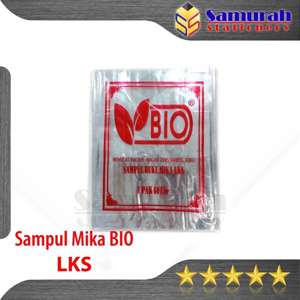 Jual Sampul Plastik Mika Bio Ukuran Lks Isi 10 Lembar Untuk Buku