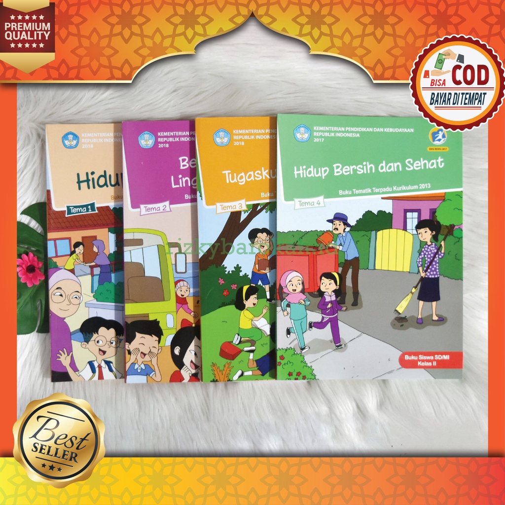 Jual BUKU SISWA Kelas 2 II SD MI Tematik Terpadu Tema 1 2 3 4 Kurikulum ...