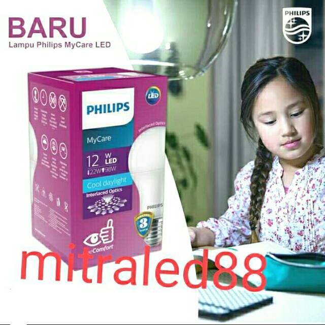 Jual Bohlam PHILIPS LED BULB 12W MYCARE/Led e27 ulir 12watt philips ... Jual Bohlam PHILIPS LED BULB 12W MYCARE/Led e27 ulir 12watt philips ...