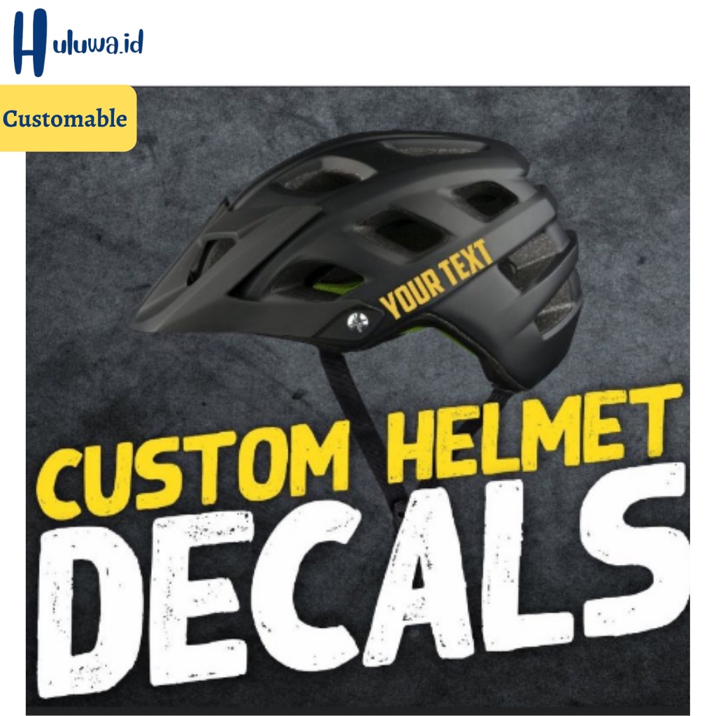 Jual Stiker Helm Custom/Decal Vynil Sticker. | Shopee Indonesia