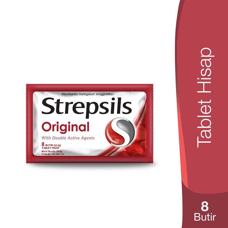 Jual Strepsils - Original Sachet isi 8 tablet hisap | Shopee Indonesia
