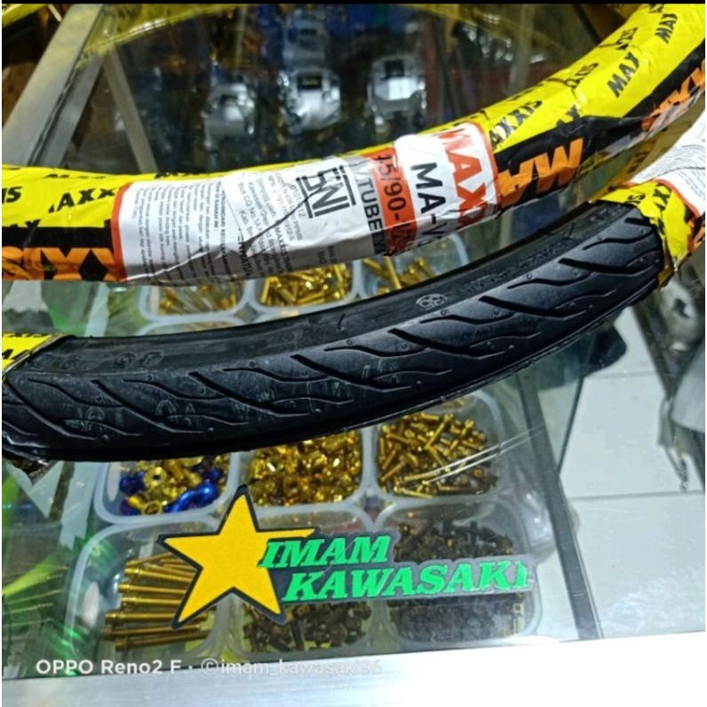 Jual Ban kecil Ban luar kecil maxxis ukuran 45-90x17 non duro swallow ...