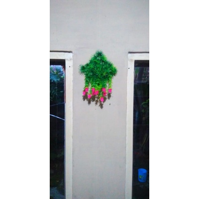 Jual Frame rumput juntai bunga hias dinding artificial imitasi palsu ...