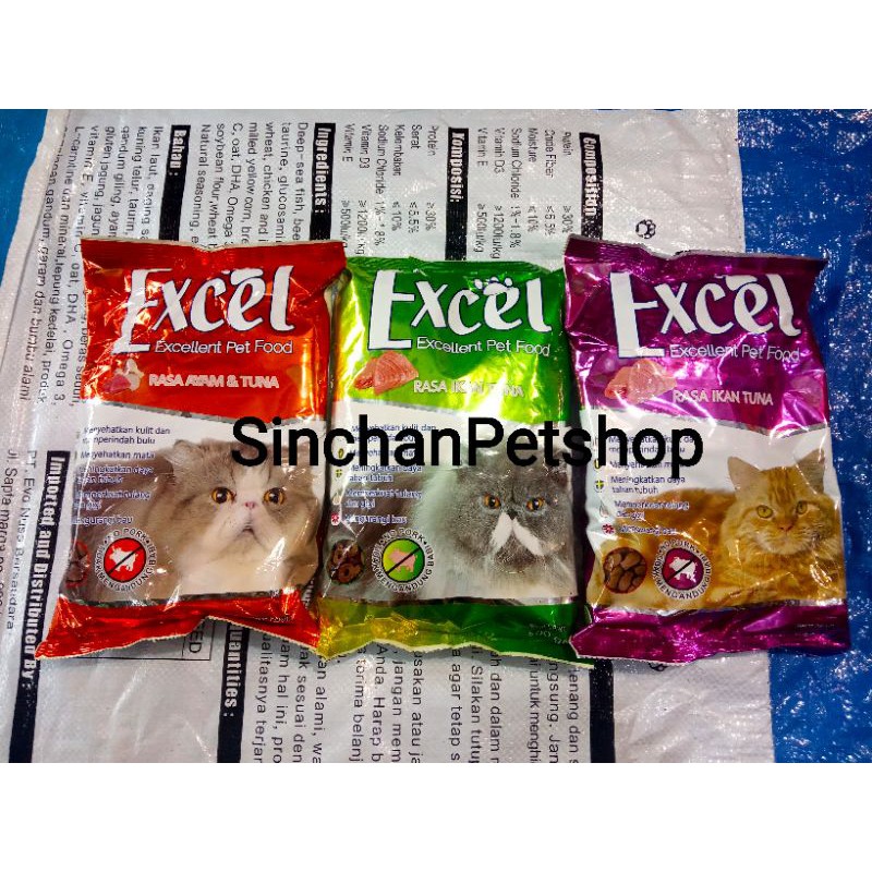 Jual Makanan Kucing EXCEL 500gr Halal - Bebas Babi | Shopee Indonesia