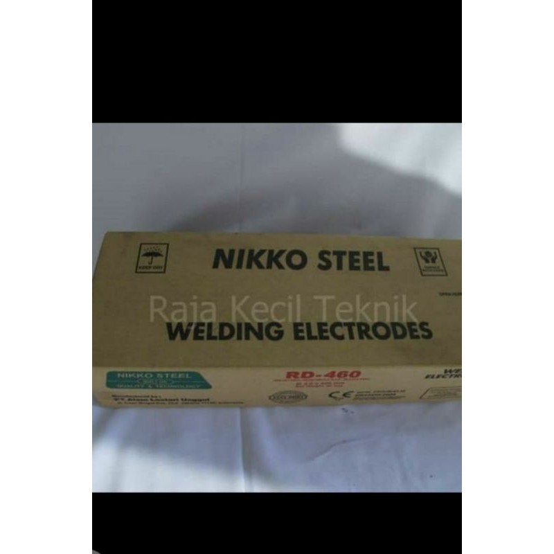 Jual Kawat Las Besi Nikko AWS E6013 RD 460 uk 3.2mm dus | Shopee Indonesia
