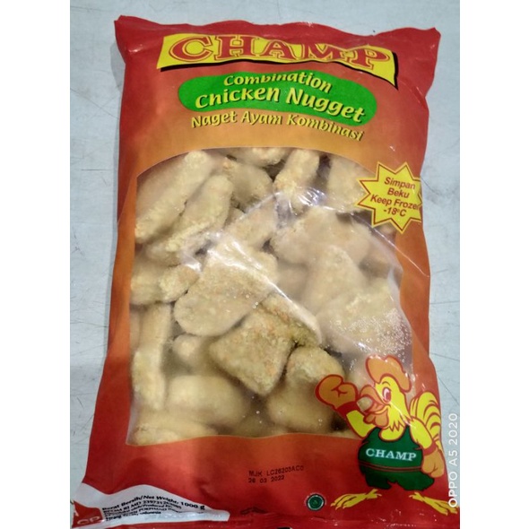 Jual CHAMP CHICKEN NUGGET 500G/ 1KG | Shopee Indonesia