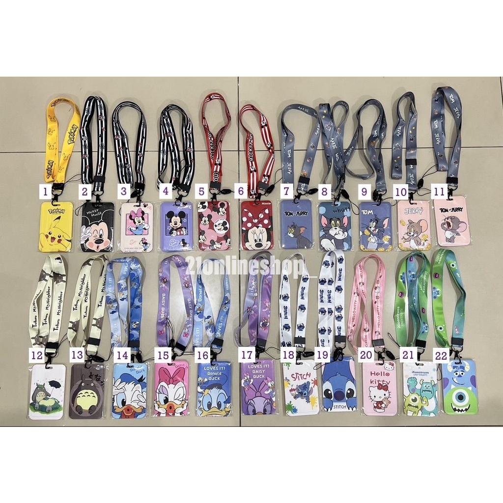 Jual Name Tag ID Card Holder Gantungan Kartu Nama Tali ID Card Nama ID ...