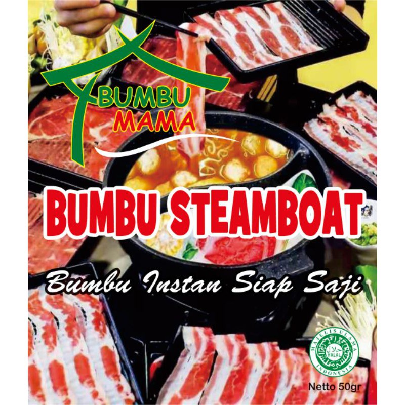 Jual Bumbu Instan / Bumbu Mama / Bumbu Instan Steamboat 50 Gr / halal ...