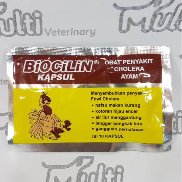 Jual Obat Kolera Ayam BIOCILIN 10 kapsul EKA FARMA | Shopee Indonesia