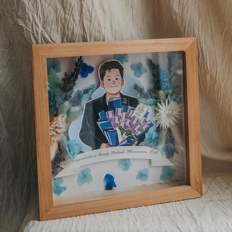 Jual Frame Collab 20x20cm (smallbee & veryeviltoon) | Shopee Indonesia