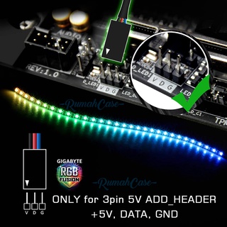Jual Kabel Adapter VDG to ARGB 5V 3pin Gigabyte Addressable RGB Fusion 3 pin 5 v 5 volt mobo ...