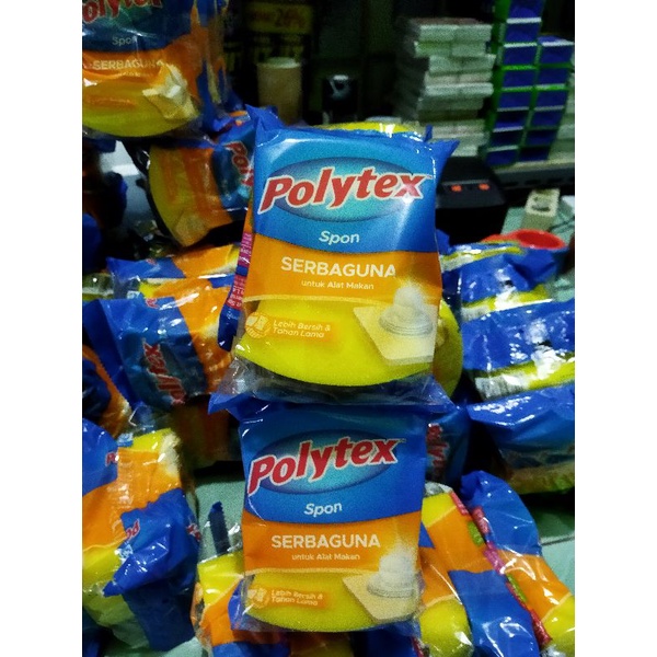 Jual polytex spon serbaguna sabut cuci piring spon anti gores | Shopee ...