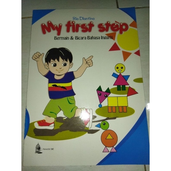 Jual BUKU MY FIRST STEP, buku mewarnai disertai belajar bahasa Inggris ...