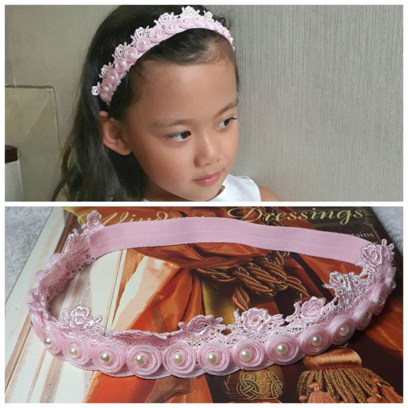 Jual Bisa COD bandana bayi dan anak headband cute bando putih | Shopee ...