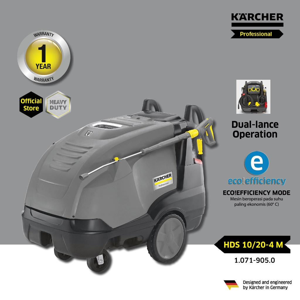 Jual Karcher HDS 10/20-4 M *EU-I Hot Water High Pressure Cleaners | Shopee Indonesia