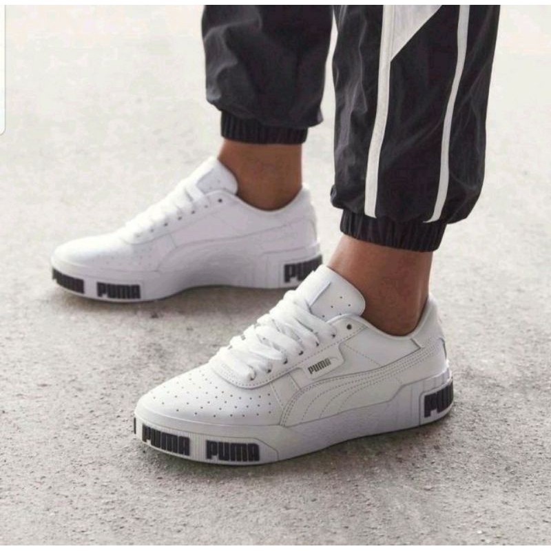Jual Sepatu Puma Cali Bold White Lady | Shopee Indonesia
