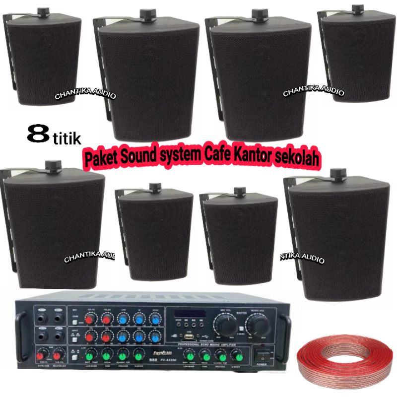 Jual Paket sound system cafe sekolah aula speaker untuk sekolah auala ...