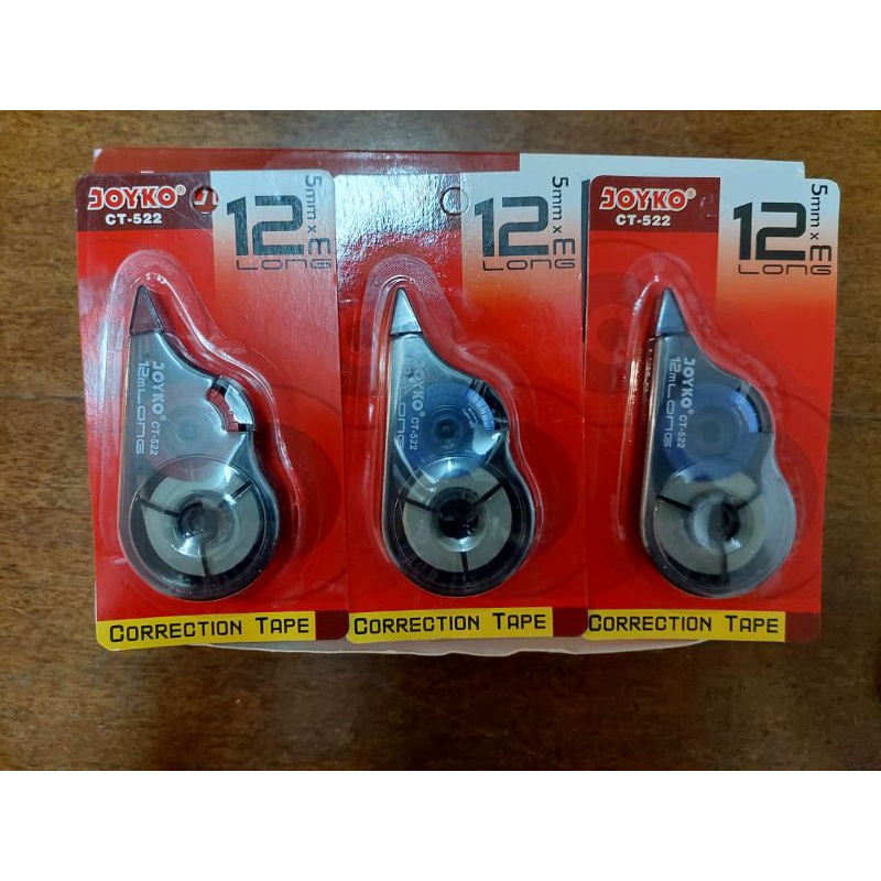 Jual CORRECTION TAPE JOYKO CT-522 12m x 5mm | Shopee Indonesia