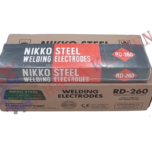 Jual KAWATLAS NIKKO STEEL RD260 3.2MM KEMASAN 5KG | Shopee Indonesia