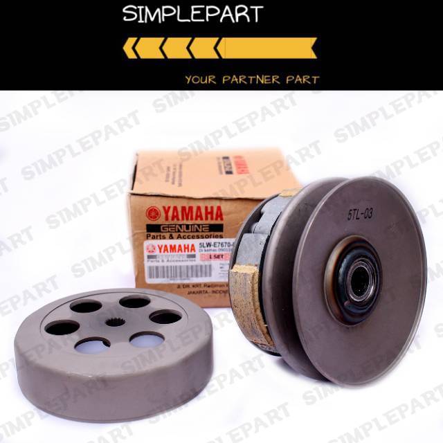 Jual Pully Assy Set Mio pulley mio satu set pulli mio lama pully assy ...