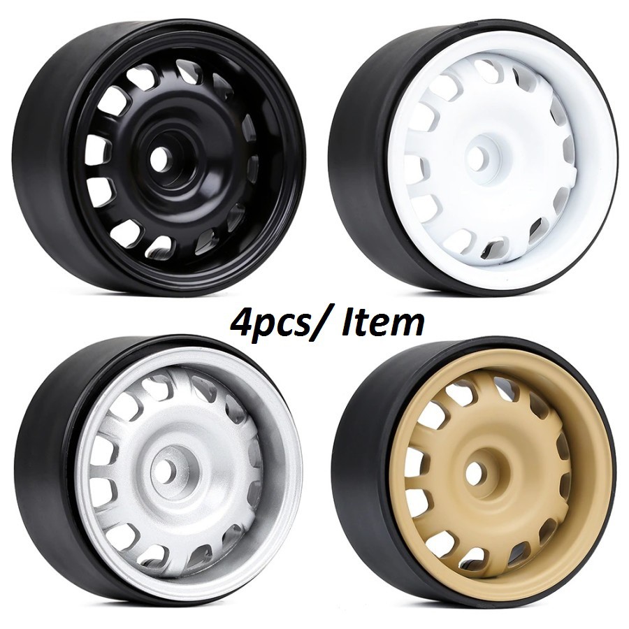 Jual Velg 1.9 Classic Metal Alloy Beadlock Wheel Rim 1/10 RC Crawler rc ...