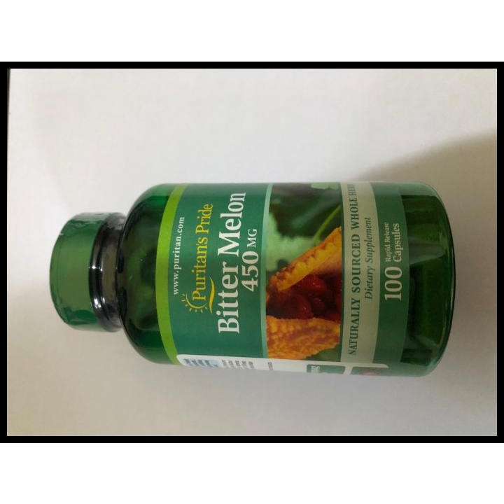 Jual Puritans Pride Bitter Melon 450 Mg 100 Capsules Untuk Diabetes ...