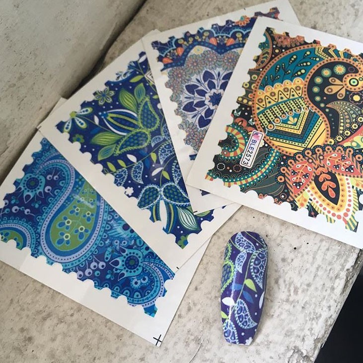 Jual Batik Series Water Decal (Stiker Kuku) | Shopee Indonesia