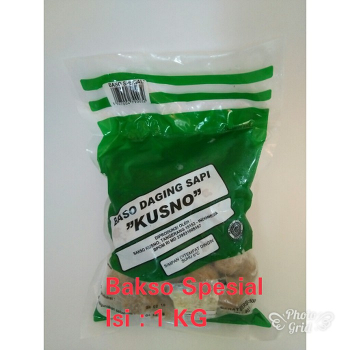 Jual Bakso Sapi Spesial Daging Sapi Pak Kusno 1 KG | Shopee Indonesia