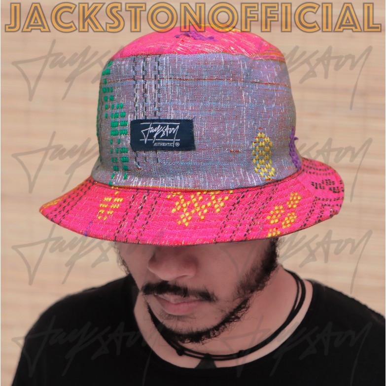 Jual TANYA STOCK DAHULU .Ponvar. Topi Bucket Hat Jackston Topi Pantai ...