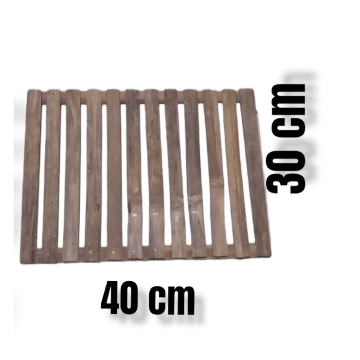 Jual Alas Kandang Kucing Kelinci Anjing Bahan Bambu Footrest Bambu Alas ...