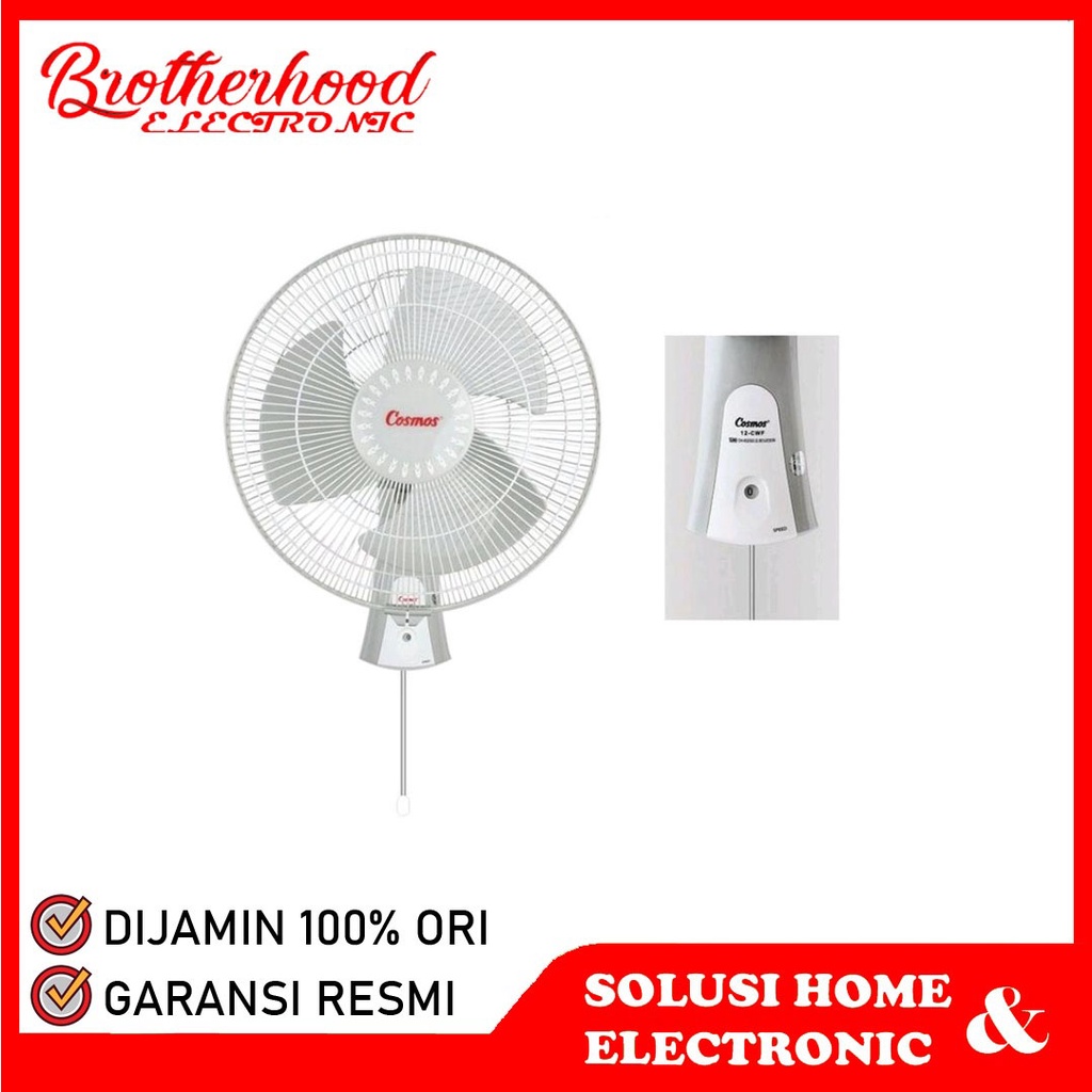 Jual (BISA COD) Kipas Angin Dinding Wall Fan Cosmos 12 Inch 12 CWF ...