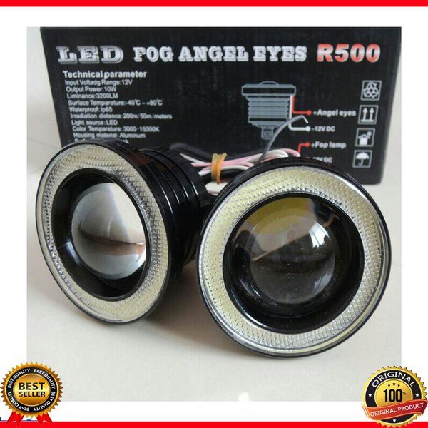 Jual LED FOGLAMP ANGEL EYES 89MM - LED FOG LAMP ANGEL EYES UNIVERSAL ...