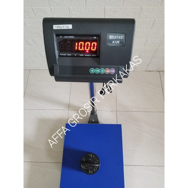 Jual Timbangan Digital Ekspedisi Industri Sembako SAYAKI A12E 150Kg, Timbangan Elektrik ...