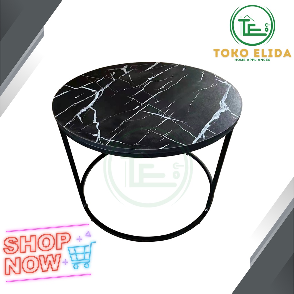 Jual Meja ruangan / meja sofa side bulat table marbel corner european ...