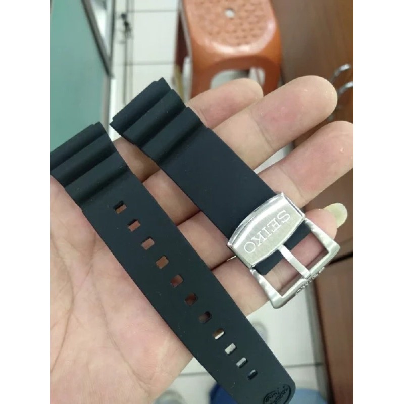 Jual TALI JAM SEIKO DIVER RUBBER 22MM ORIGINAL | Shopee Indonesia