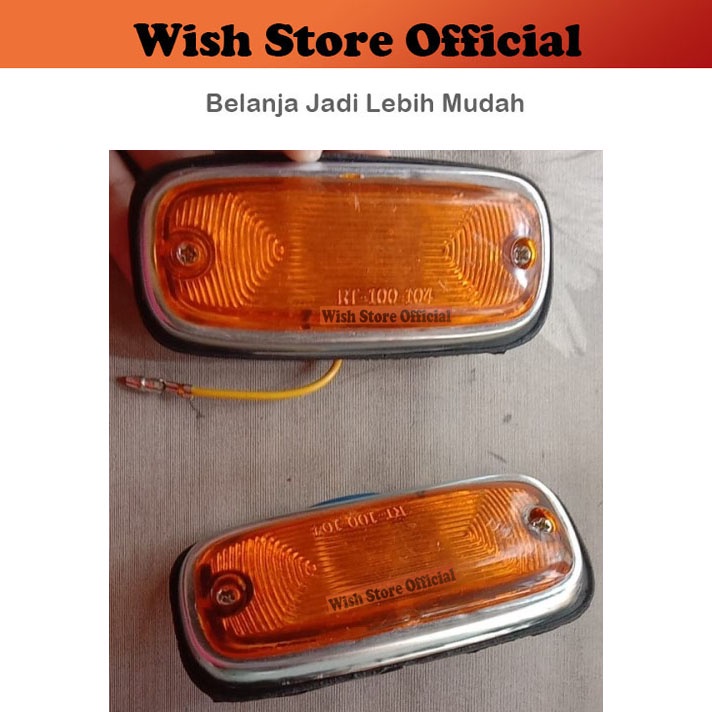 Jual Lampu Samping Fender Sen Sein Side Lamp Kecil Toyota Corona RT100 RT104 1975 1976 1977 1978 ...