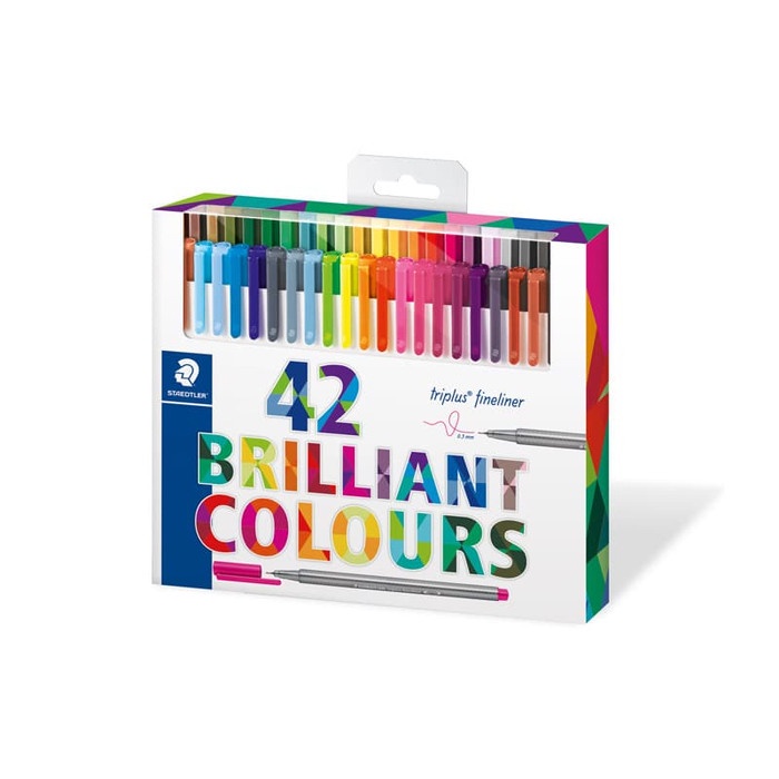 Jual Pulpen - Staedtler Triplus Fineliner 334 C42 - Set Pulpen Warna ...