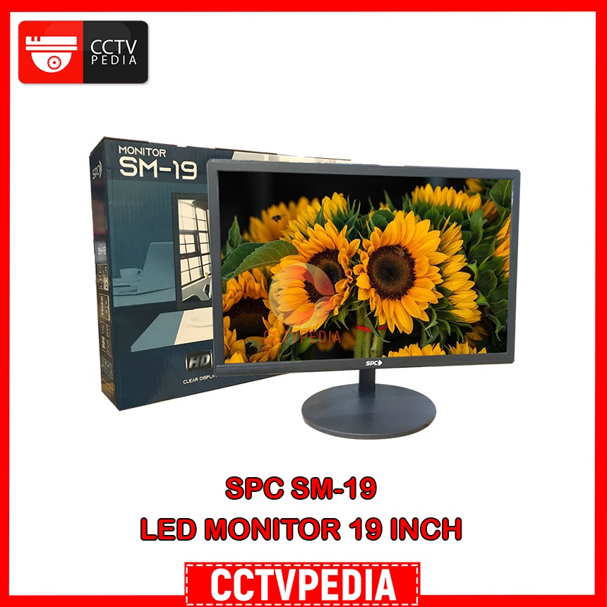 Jual SPC OFFICE MONITOR 19Inc SM 19"HD | Shopee Indonesia