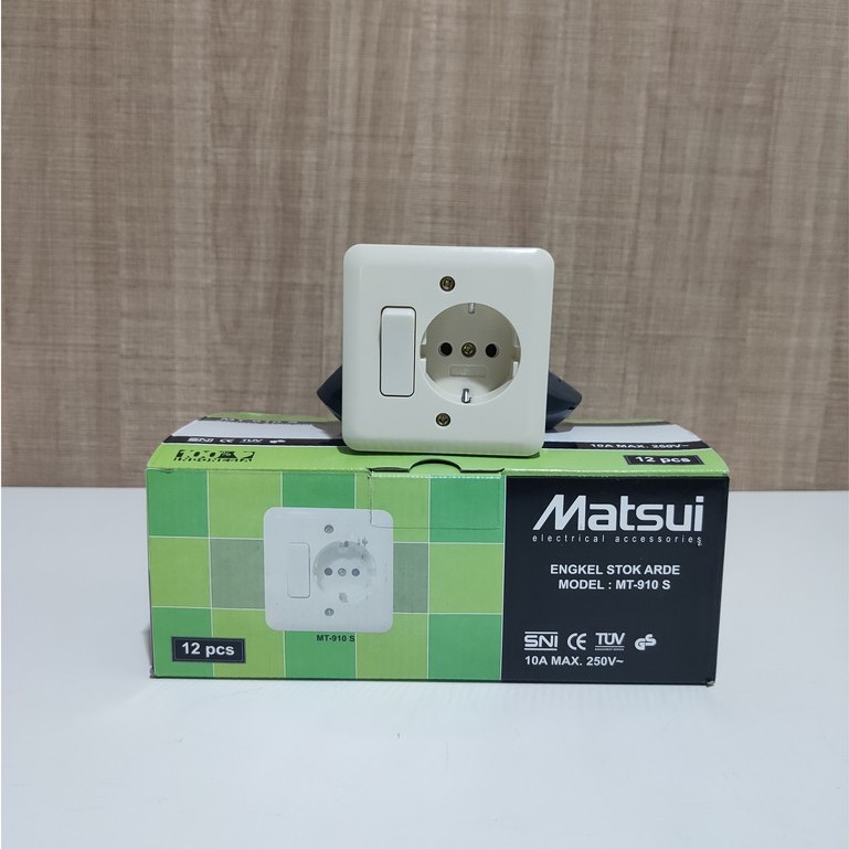 Jual Matsui Engkel Stop Kontak Arde (MT-910S) | Shopee Indonesia